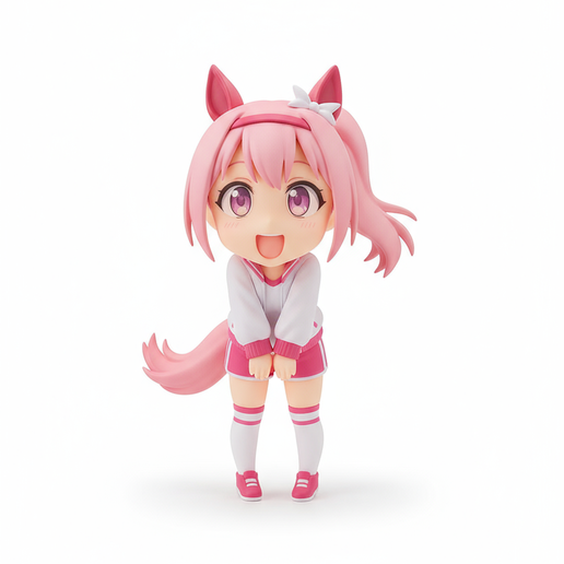 🐎 umamusume pretty derby Haru Urara ハルウララ chibi figure・ STL File for 3D ...