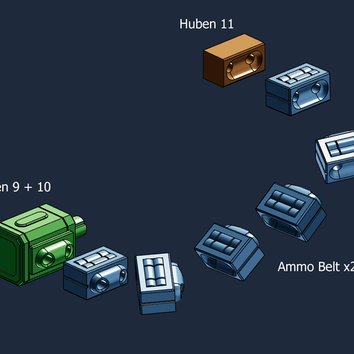 🤖 Hu-ben・ STL File for 3D printing・Cults