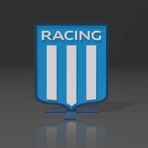 STL file RACING CLUB - LOGO 🏈 ・3D print design to download・Cults