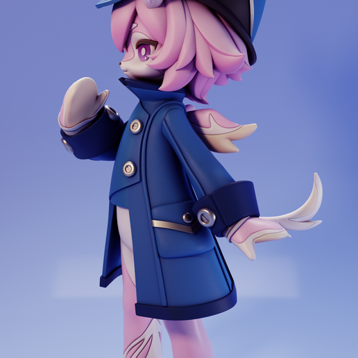 🦸 Melusine | Genshin Impact・ 3D File for 3D printing・Cults