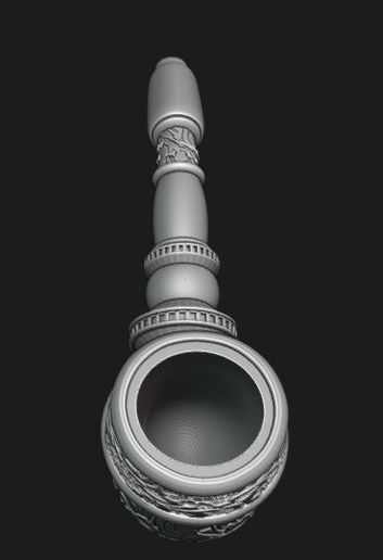 🚬 Fantasy Smoking Pipe・Free STL File for 3D printing・Cults