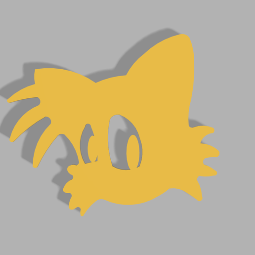 STL file Tails Wall Art Figure 1 || Tails Wall Art Figure 1 🎨 ・3D ...