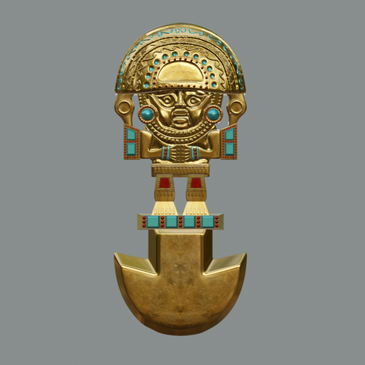 🇵🇪 Tumi Inca・ STL File for 3D printing・Cults