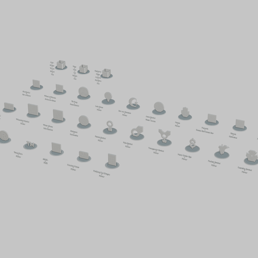 🔣 Emoji Statues – Symbols: Megapack・ 3D File for 3D printing・Cults