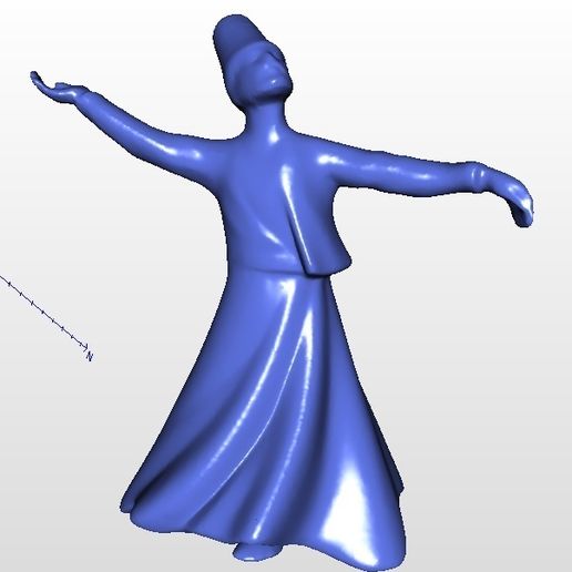 🗿 semazen whirling dervish・Free STL File for 3D printing・Cults