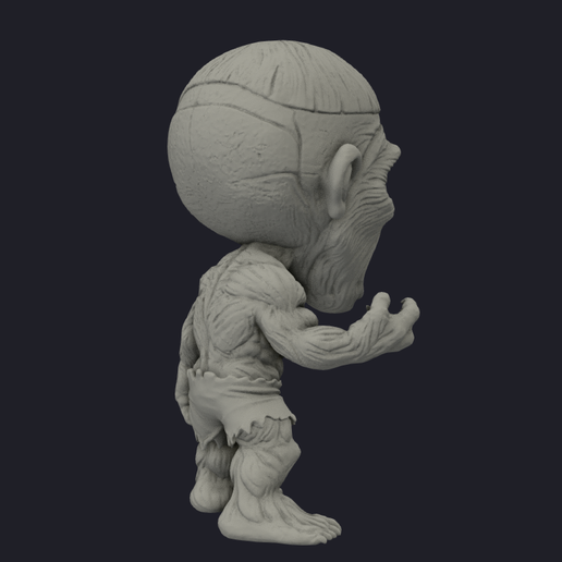 🧟 Eddie the Head chibi – Iron Maiden mascot STL (classic zombie warrior ...