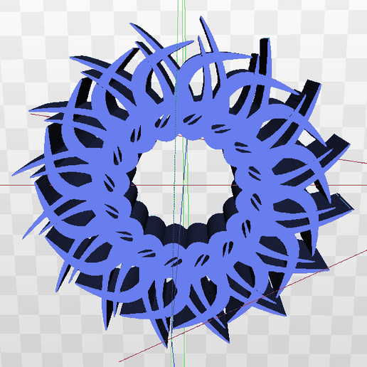 barbed wire circle border