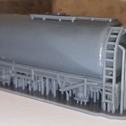 🪖 TT/3mm 45T TTA Tank Wagon・ STL File for 3D printing・Cults