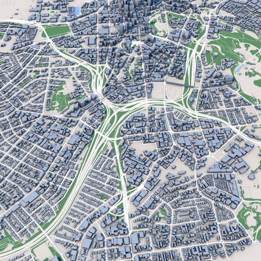 🏙️ Auckland City North Island, New Zealand・ 3D File for 3D printing・Cults