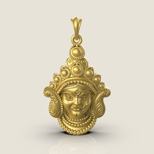 STL file Durga Mata Pendant File 📁 (OBJ)・3D print model to download・Cults