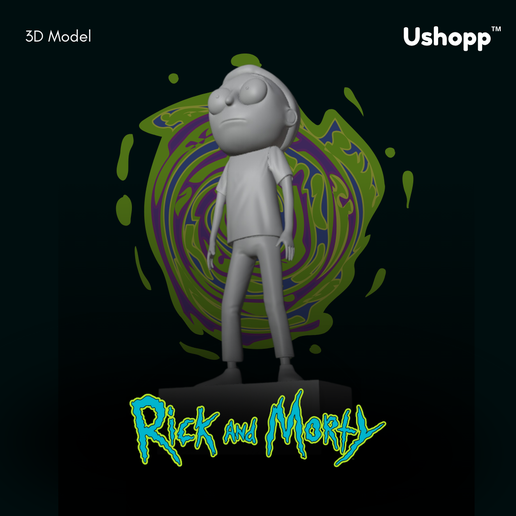STL file MortyModel - Rick and Morty 👾 ・3D printer design to download・Cults