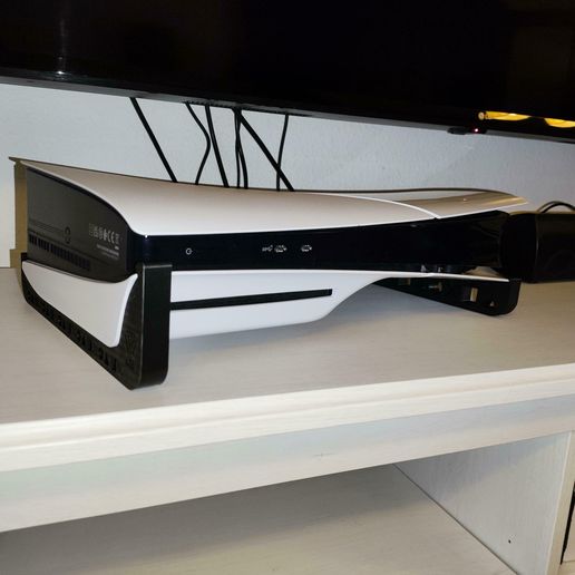 🎮 Playstation 5 SLIM Horizontal Stand | PS5 - Disc Version・ STL File ...
