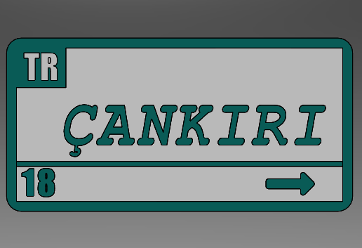 🧲 18 ÇANKIRI REFRIGERATOR MAGNET・ STL File for 3D printing・Cults