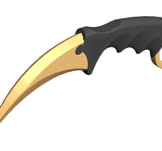 STL file Karambit knife 🔪 (OBJ)・3D printer design to download・Cults