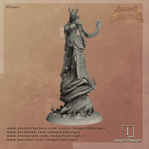 🖼️ Efreeti・ 3D File for 3D printing・Cults