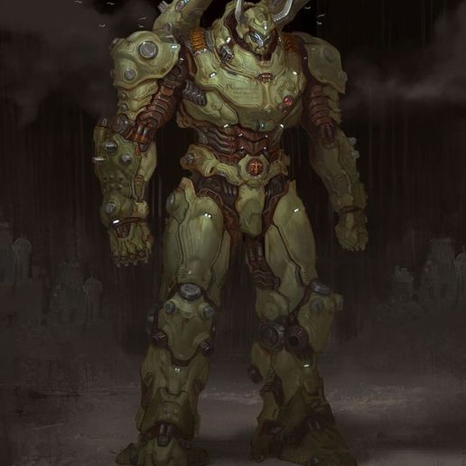 🤖 Atlan Mech - Doom: The Dark Ages : 3D-фигурка высокого качества (STL ...