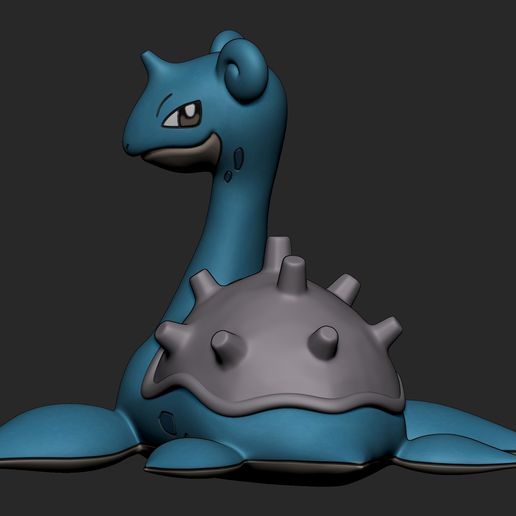 🐉 Pokemon - Lapras with 2 poses・ STL File for ・Cults