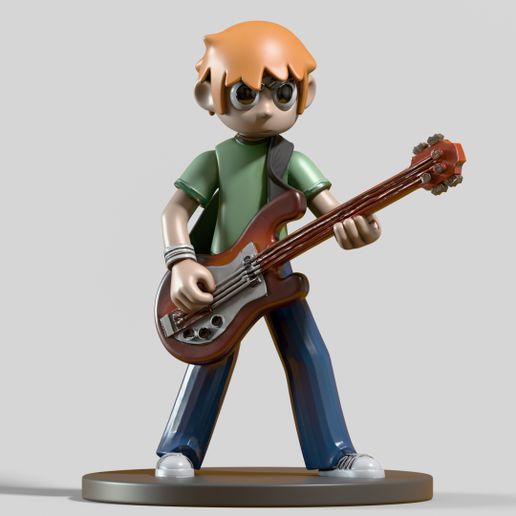 🎨 Scott Pilgrim Fan Art・ STL File for 3D printing・Cults