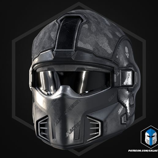 🪖 HD2 Shadow Paragon Helmet - 3D Print Files・ 3D File for 3D printing・Cults