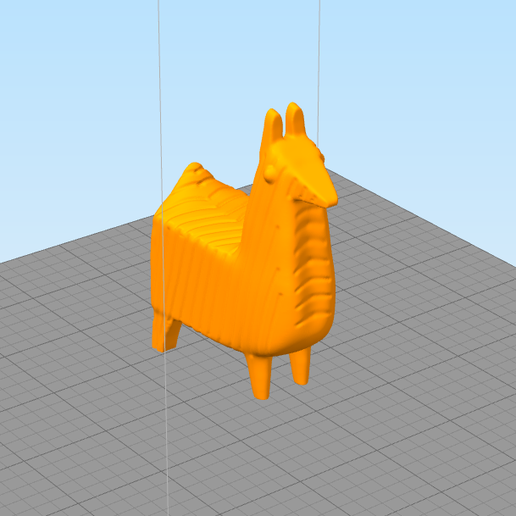 🦙 Llama・ STL File for 3D printing・Cults