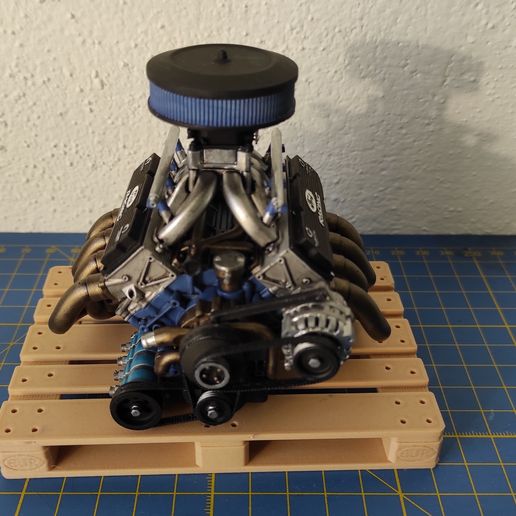 3D printer FORD FR9 EFI V8 NASCAR 358ci - ENGINE • made with Elegoo ...