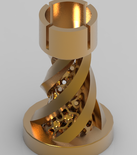 ♟️ CHESS SET PIECES SPIRAL LATTICE・ 3D File for 3D printing and CNC ...