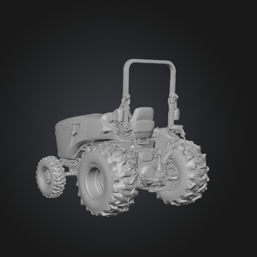 🤏 Small Farm Tractor・ STL File for 3D printing・Cults