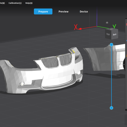 🚁 BMW E90 M3 BUMPER・ STL File for 3D printing・Cults