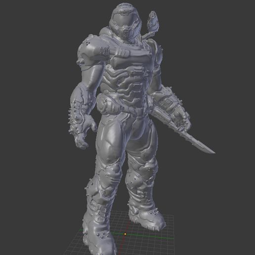 STL file The Doomguy - Doom Eternal 🦸 ・3D print design to download・Cults