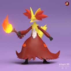 Delphox best 3D printing models・35 free models to download・Cults