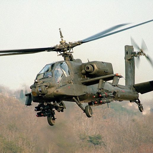 Archivo OBJ Boeing AH-64 Apache ️ ・Objeto imprimible en 3D para descargar・Cults