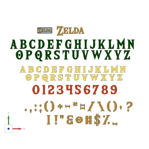 zelda letters