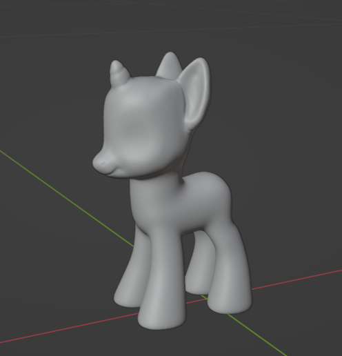 🦄 MLP gen 4 FIM Unicorn brushable・Free STL File for 3D printing・Cults