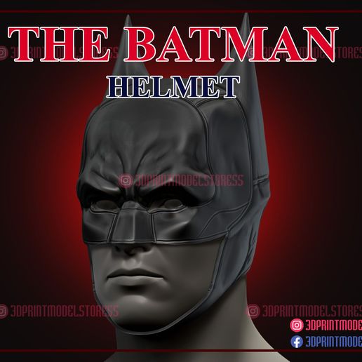 3D printing The Batman - Batman Helmet - DC Comics Cosplay・Cults