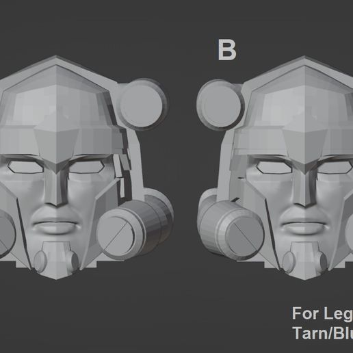 🤖 Terminus Head for Legacy Tarn - Bludgeon・ STL File for 3D printing・Cults