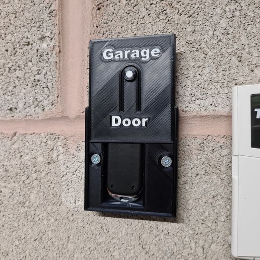 🚪 Garage Door Wall Mounted Remote - Universal Type Remote・Free 3D File ...