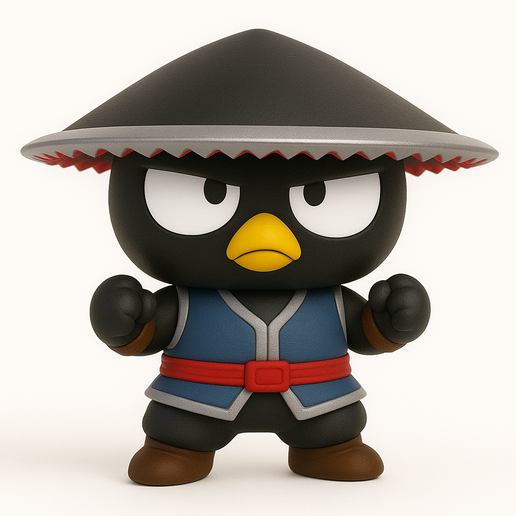 👋 hello kitty x mortal kombat badtz-maru kung lao・ STL File for 3D ...