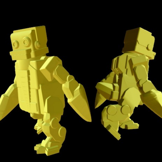 Free STL file Kwak (RoboMorph) 🎲 ・3D printer model to download・Cults