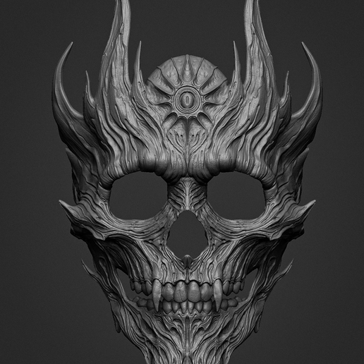 👑 Xhorak Crown of decay mask・ 3D File for 3D printing・Cults