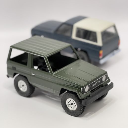 🚗 RSC Axial SCX24 Toyota Land Cruiser LJ70 Series Scale・ STL File for ...