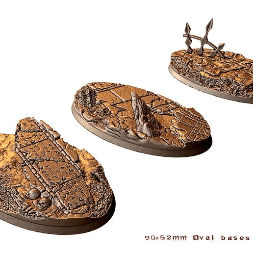 🦸 Chaotic Badlands Bases・ STL File for 3D printing・Cults
