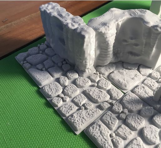 🎲 Cavern Edge Connector (openforge 2.0 compatible)・Free STL File for ・Cults