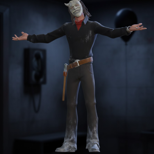 📞 The Grabber - Menacing Mask Reveal Pose | The Black Phone 3D ...