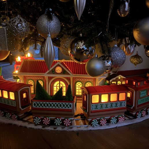 🚉 GINGERBREAD STATION FOR THE GINGERBREAD TRAIN!・3D Print with the ...