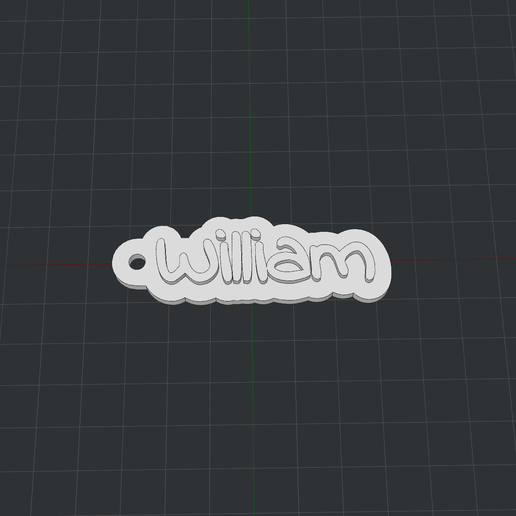 STL file Keychain William 🗝️ ・3D printer model to download・Cults