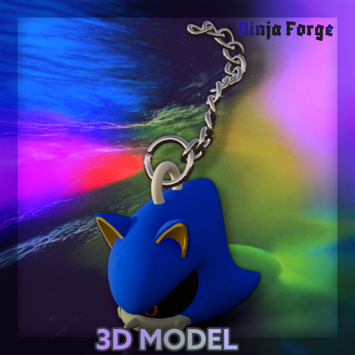 3D file metal sonic key 🔑 ・3D printing template to download・Cults