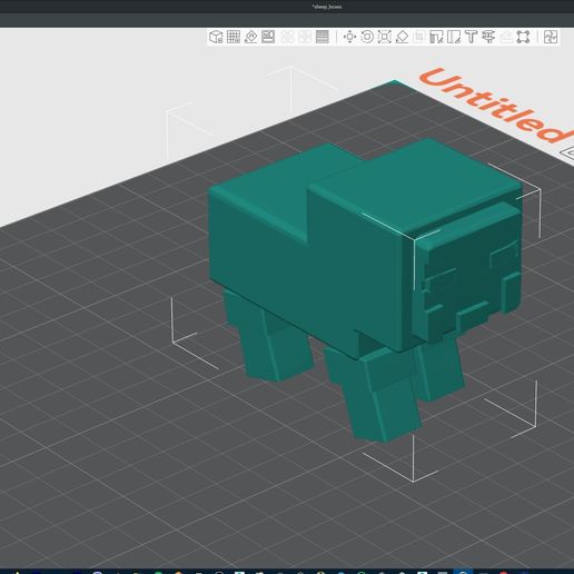 👶 Minecraft-Inspired Blocky Baby Sheep Free 3D print stl model・Free STL ...
