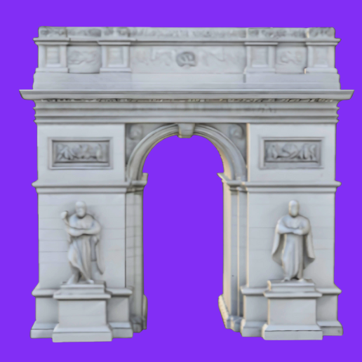 🏛️ Arco de piedra con figuras・Archivo STL para Impresión 3D・Cults