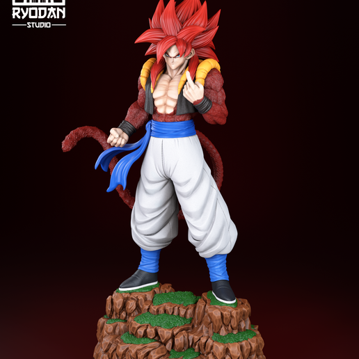 🐉 GOGETA SSJ4 DRAGON BALL・ 3D File for 3D printing・Cults