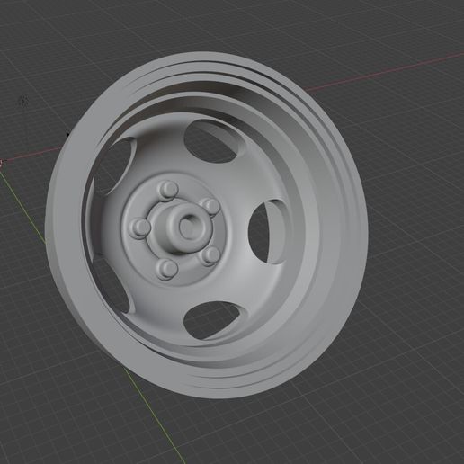 🕳️ NASCAR 5 HOLE VINTAGE STEEL WHEEL・ STL File for 3D printing・Cults